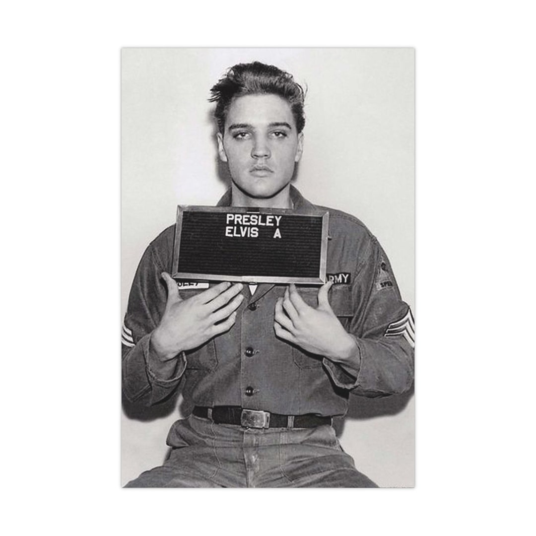 Elvis Presley Mugshot Poster - Etsy