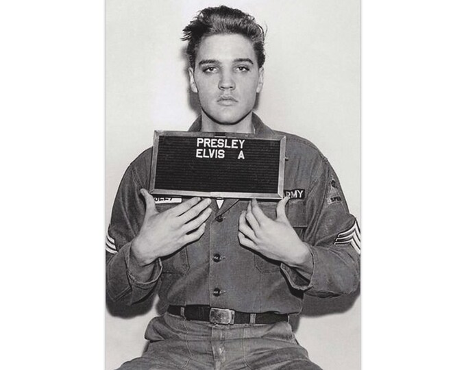 Elvis Presley Mugshot Poster - Etsy