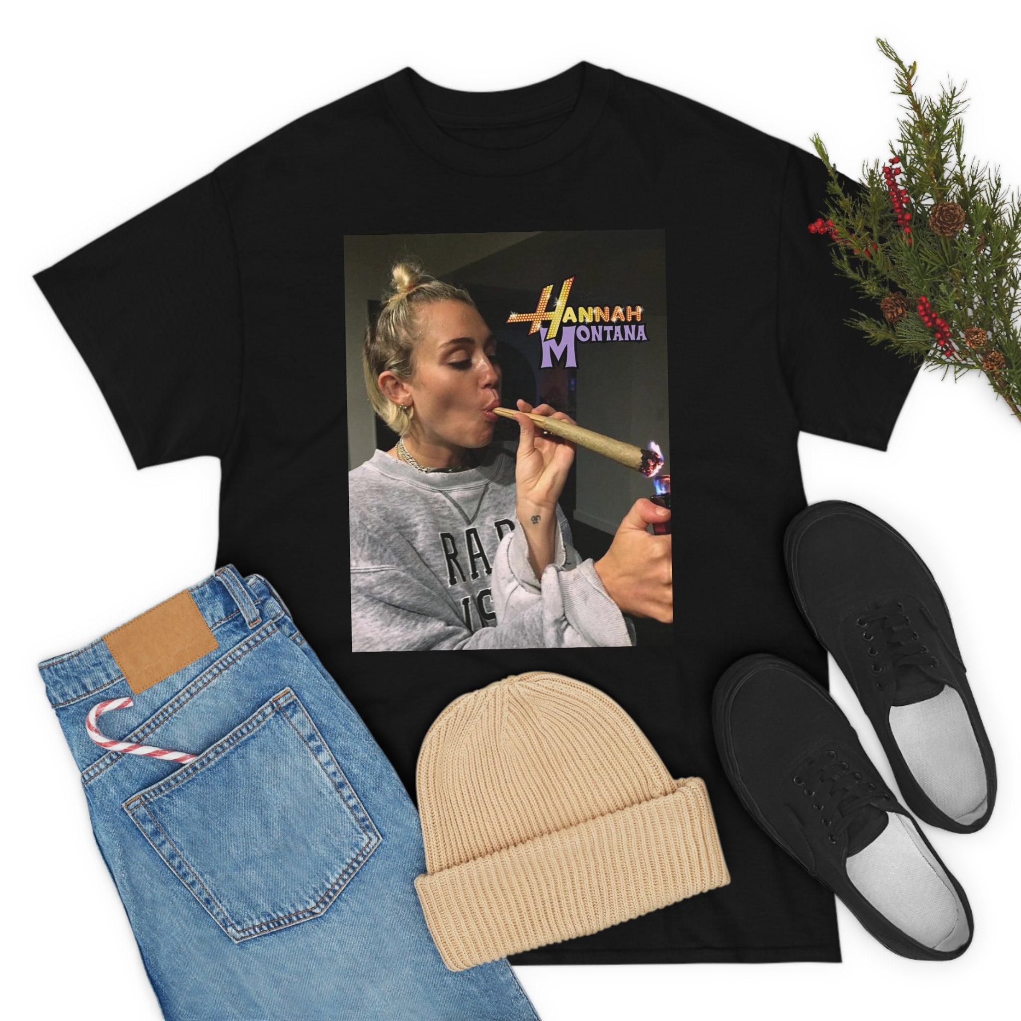 Miley Cyrus/Hannah Montana Smoking Unisex Shirt sold by Contingent ...