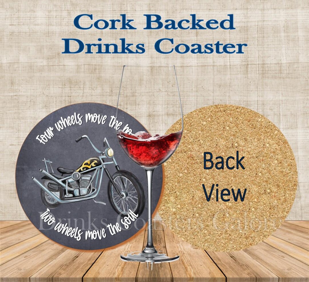 Set Vintage Motorbike Coasters Single or Set of 4 in a Gift Box - Etsy