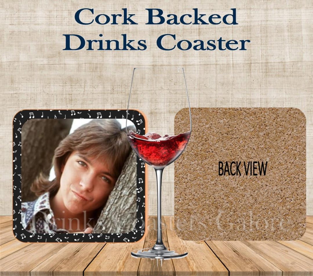 David Cassidy Music Coasters Single or Set of 4 in a Gift Box - Etsy