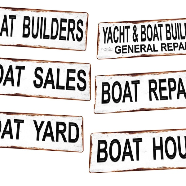 Boat House Sign - Etsy