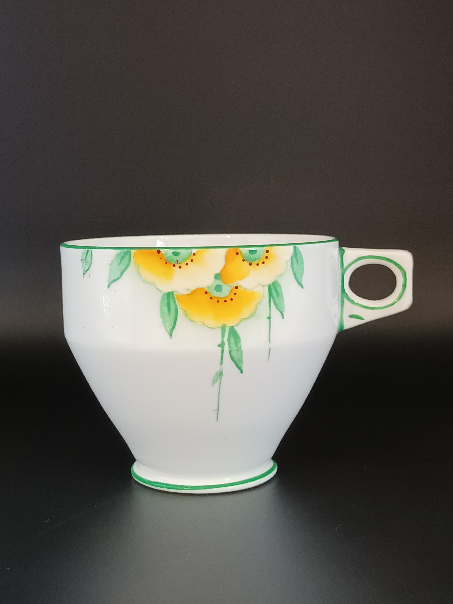 Beautiful Rare Vintage Art Deco Trio Tea Set .teacup, Saucer and ...