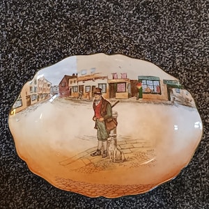 2 Lovely Rare Royal Doulton Dickensware Series Large Oval Fluted ...