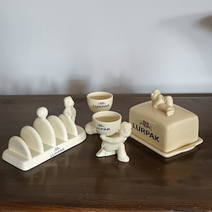 Lovely Rare Vintage Retro Lurpak Full Breakfast Set for Two. Butter ...