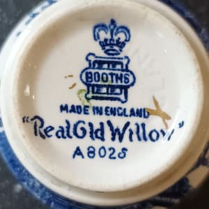 Beautiful Vintage Booths "real Old Willow" A8025 Demitasse Duo Tea Set ...