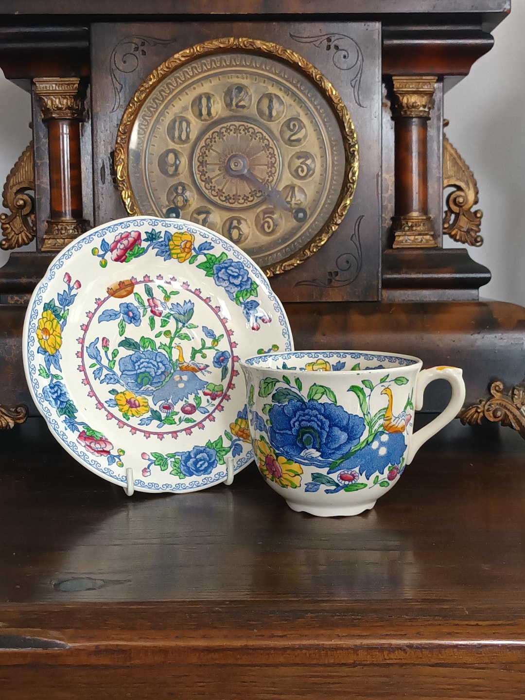 Beautiful Vintage Masons "regency" Pattern English Ironstone Tea Cup ...
