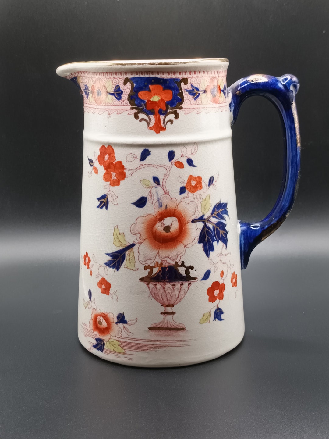 Beautiful Vintage Large English Ceramic Milk Pitcher Made by Allertons ...