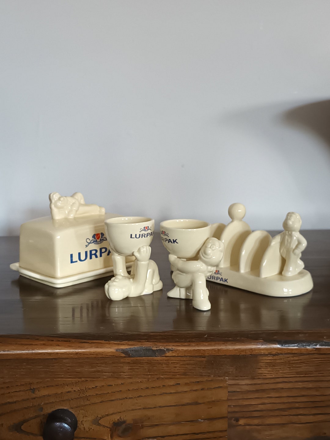 Lovely Rare Vintage Retro Lurpak Full Breakfast Set for Two. Butter ...