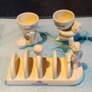 Lovely Rare Vintage Retro Lurpak Full Breakfast Set for Two. Butter ...
