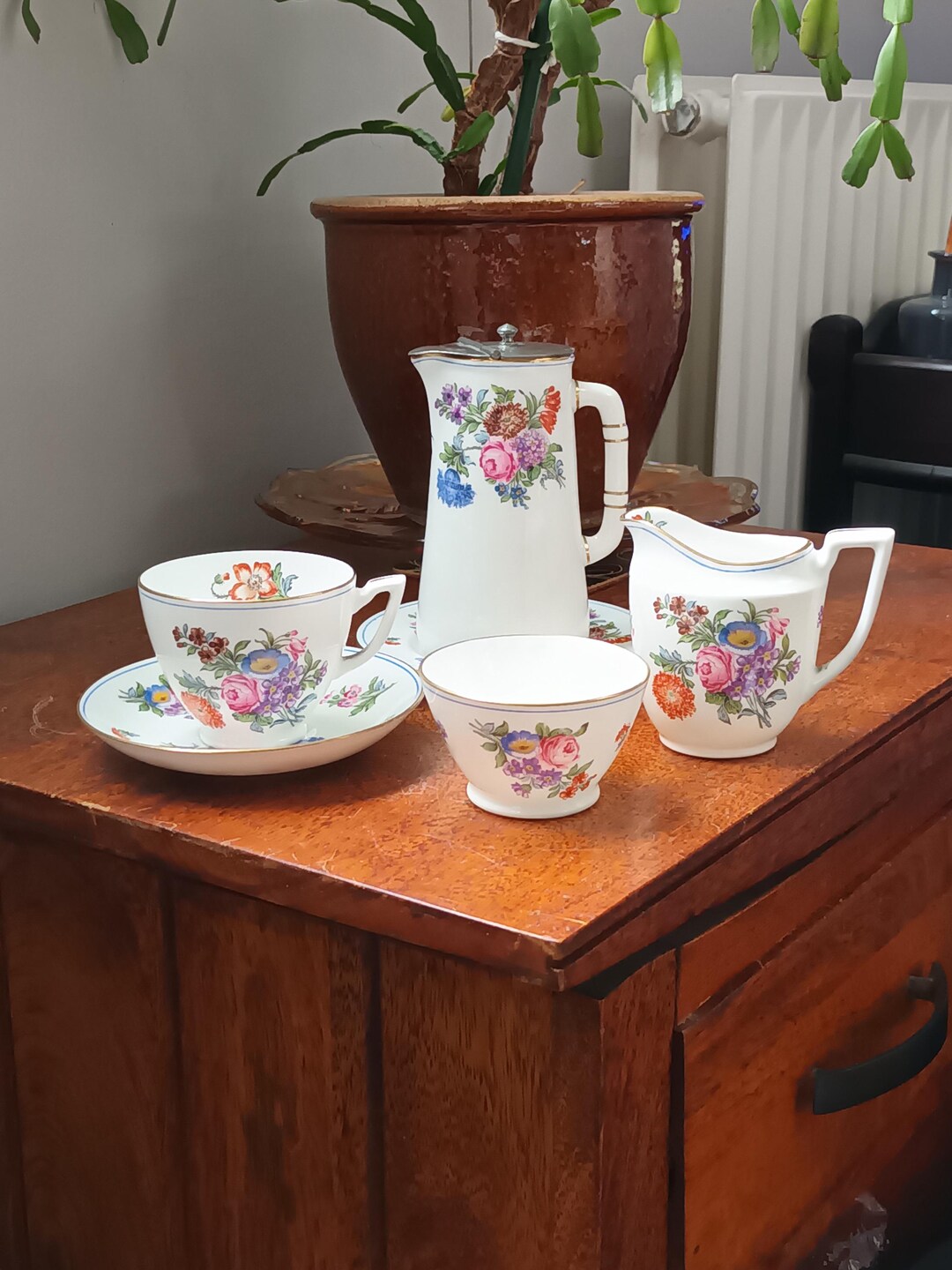 Beautiful Very Rare Vintage Mintons English Bone China Breakfast Set ...
