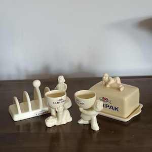 Lovely Rare Vintage Retro Lurpak Full Breakfast Set for Two. Butter ...