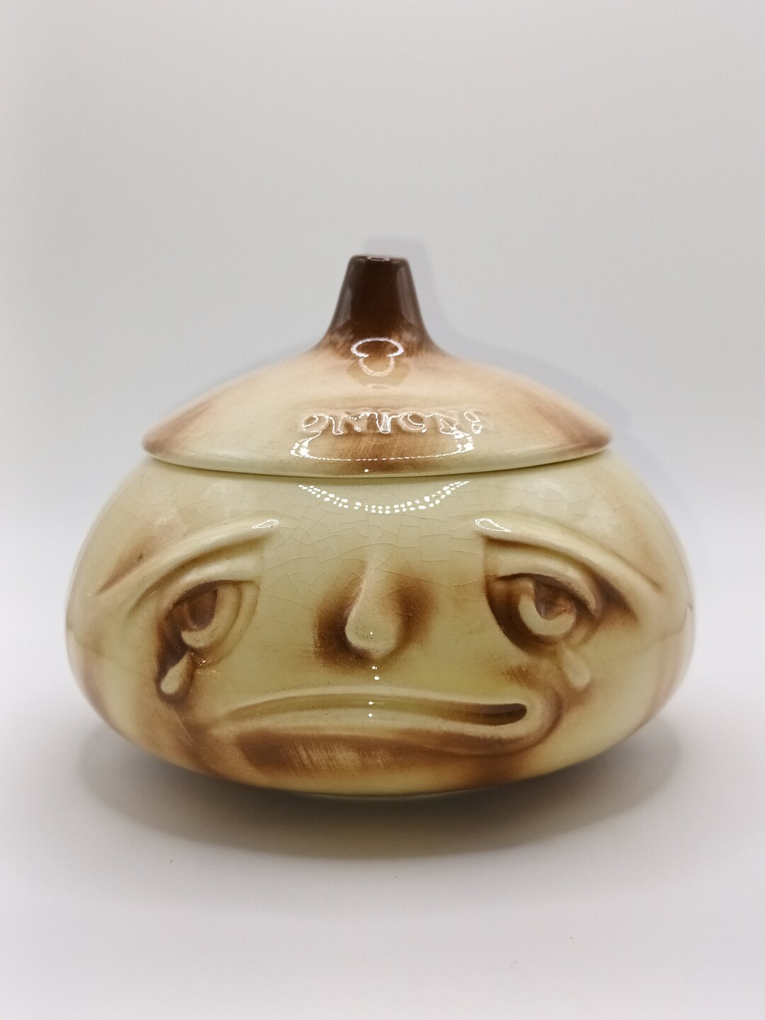 Beautiful Very Rare Sylvac Crying Onion Pot / Serving Dish With Lid ...