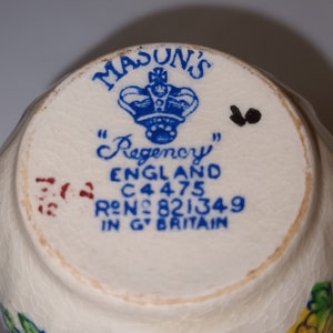 Lovely Vintage Masons regency Pattern English - Etsy