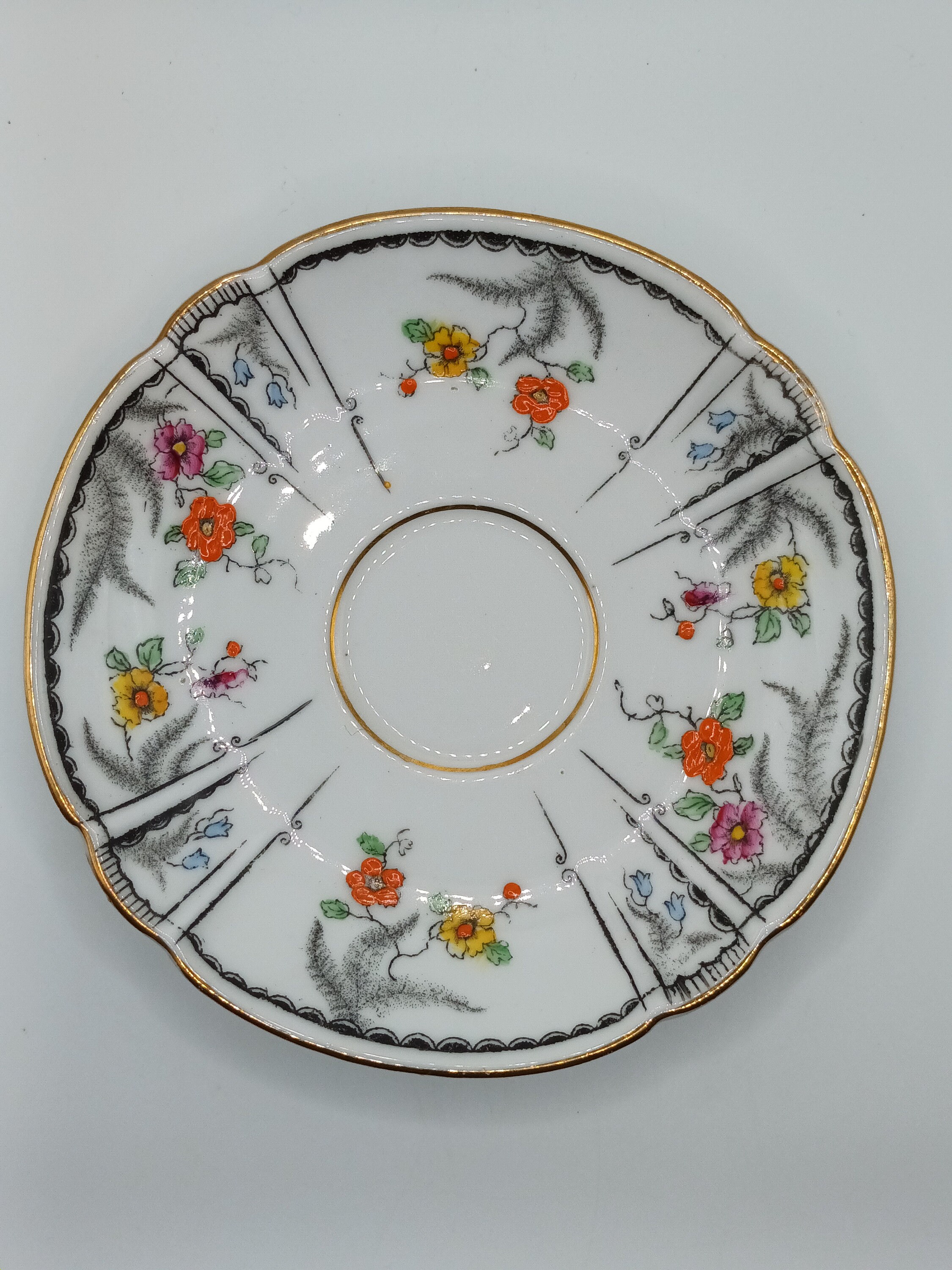 Lovely Vintage Melba Bone China Art Deco Tea Cup and Saucer - Etsy