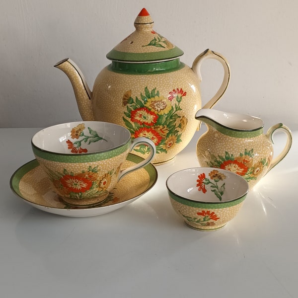 Art Deco Tea Set - Etsy