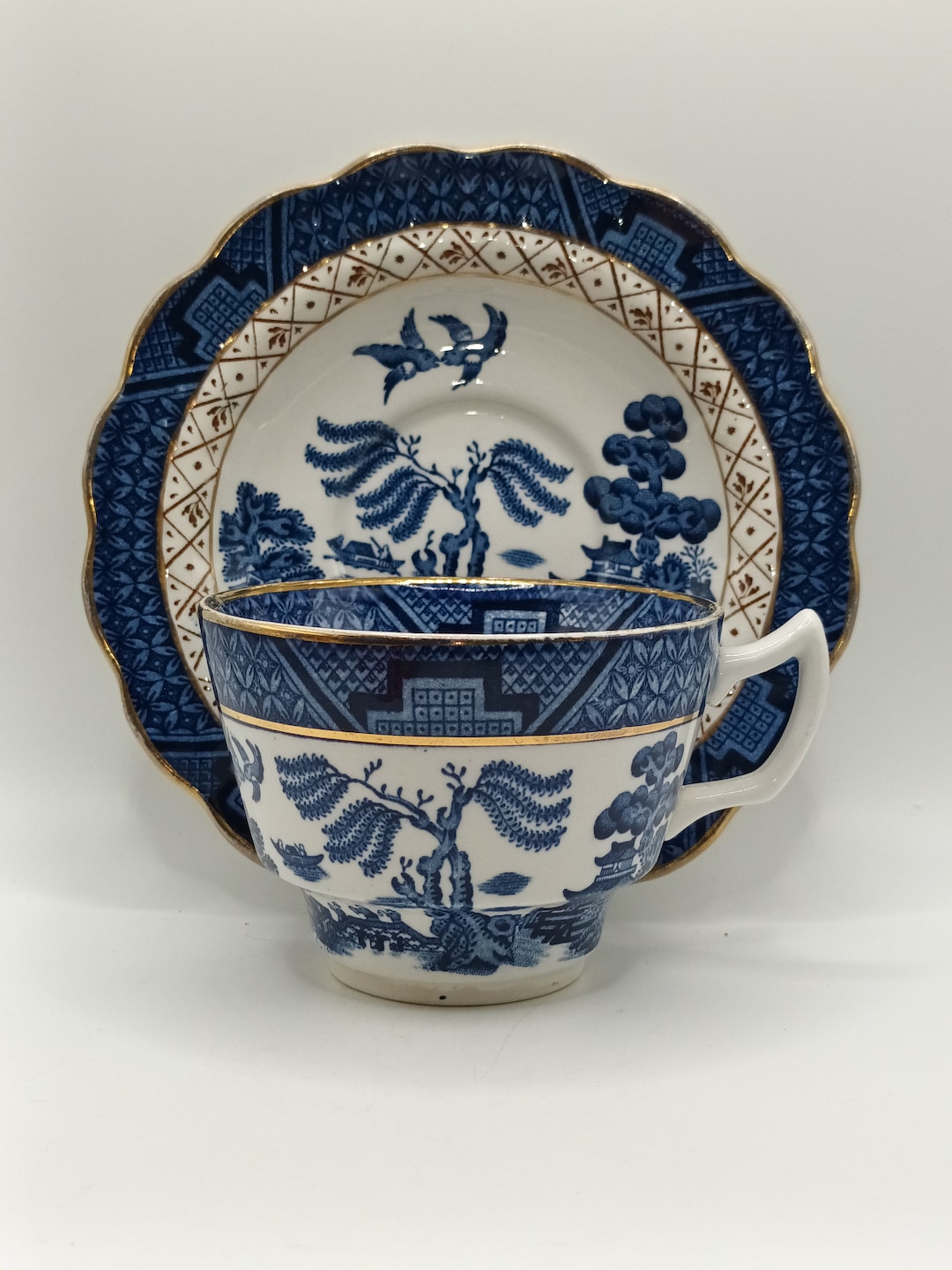 Vintage Beautiful Booths "real Old Willow" Cup and Saucer C1940s in ...