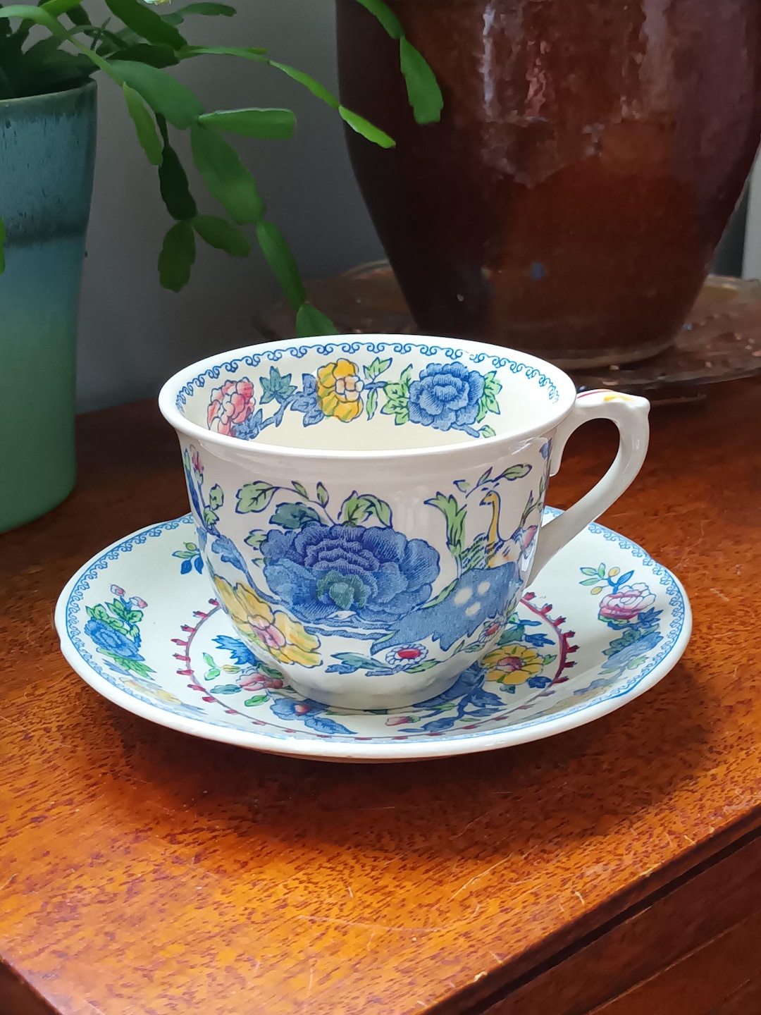 Beautiful Vintage Masons "regency" Pattern English Ironstone Tea Cup ...