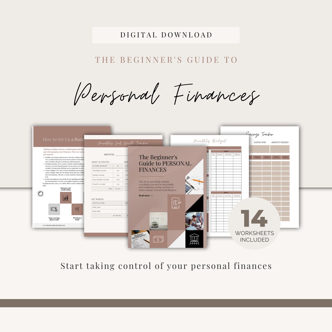 The Beginner's Guide to Personal Finances - Etsy