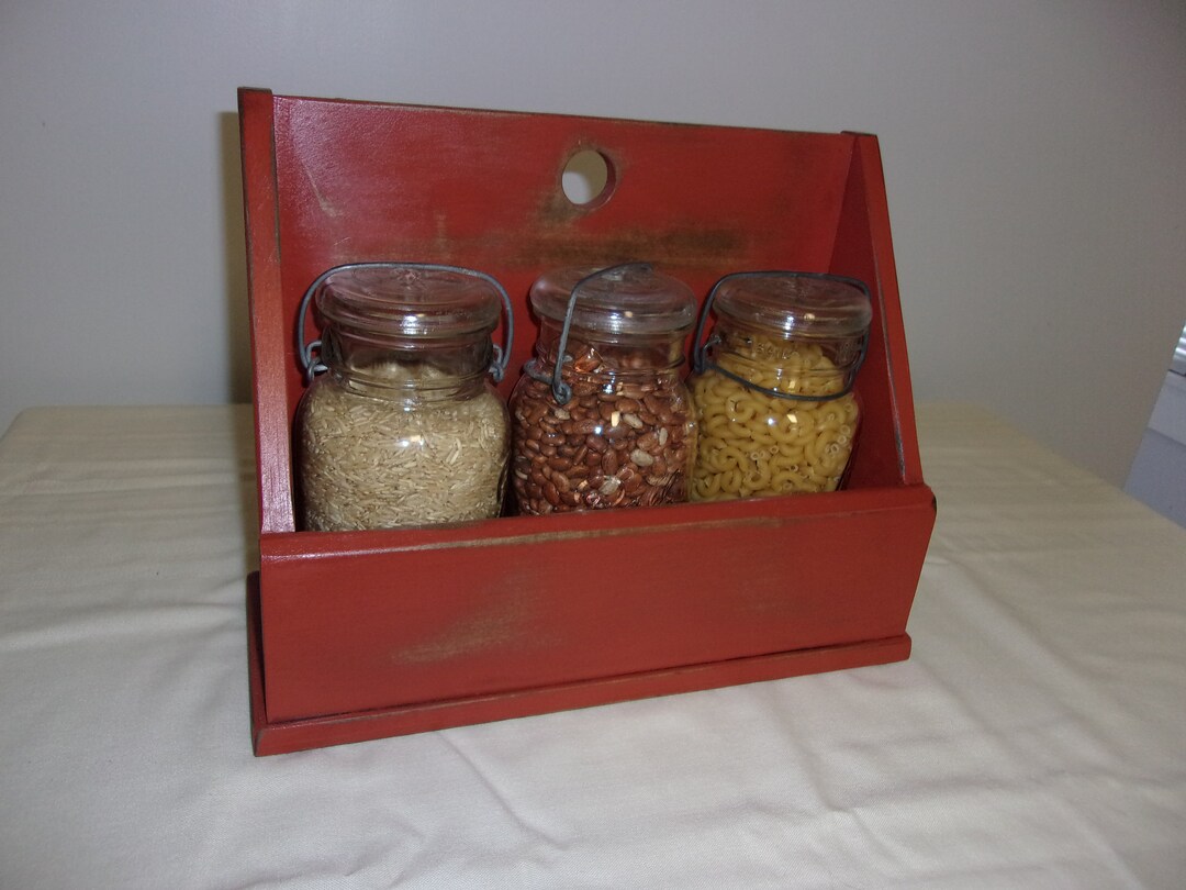 Primitive Cannister Caddy - Etsy