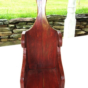 Beautiful Primitive Wall Sconce in Aged Red Finish - Etsy