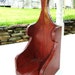 Beautiful Primitive Wall Sconce in Aged Red Finish - Etsy