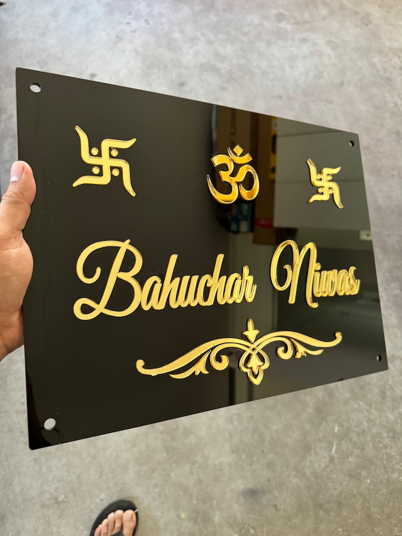 Customised House Name Sign ( Hindu Ganesha) - Etsy