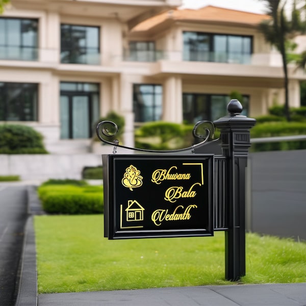 House Name Sign - Etsy