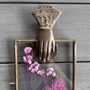 Vintage Solid Brass Hand Clip - Lrg/med, Set of 1 or 2, Hand Towel Clip ...