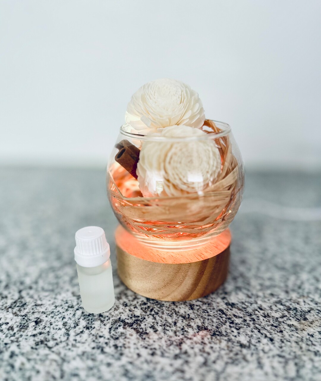 Set Includes 5 Items: LED Lighting Automatic Diffusers Essential Oil ...