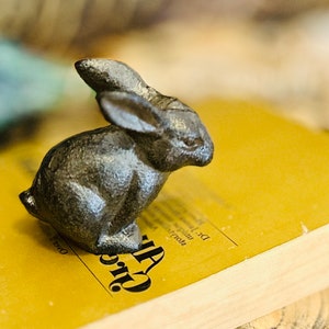 Set of 1, 2 or 3 Small Cast Iron Bunnies - Etsy
