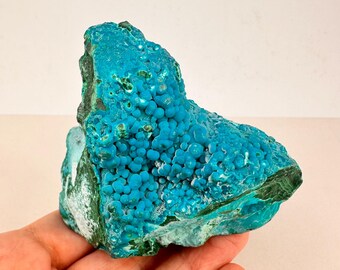 Chrysocolla With Malachite - Botryoidal Chrysocolla and Banded ...