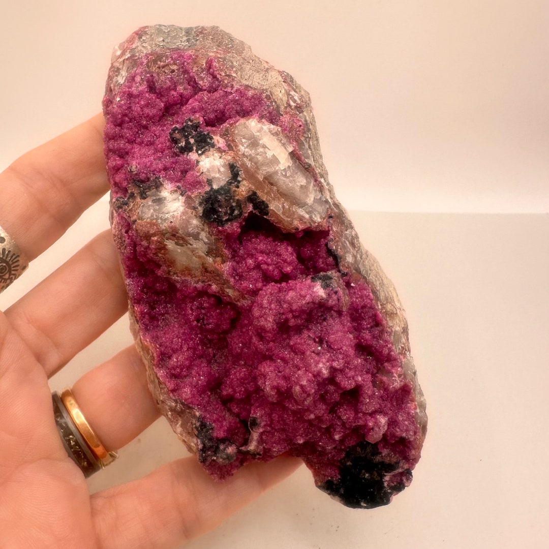 Well-formed Cobalto Calcite - Pretty Color, XL Size Cobaltoan Dolomite ...