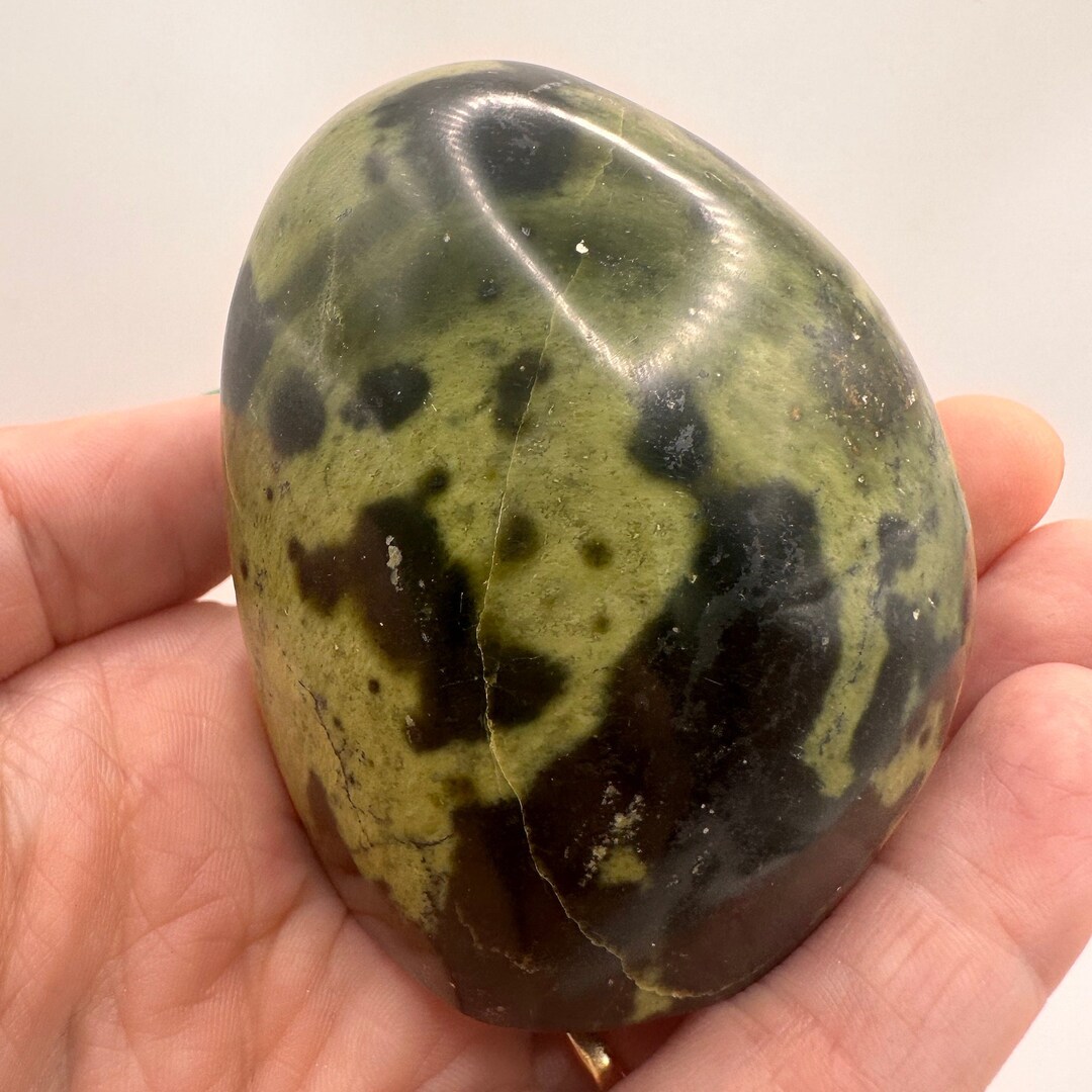 Spotty Leopard Stone Serpentine Freeform - Rare Variety of Serpentine ...