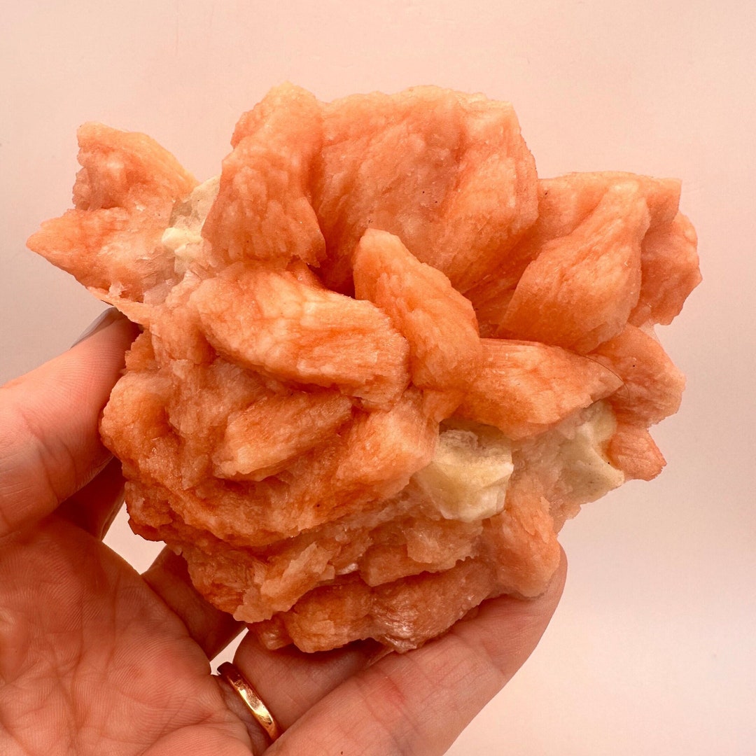 Big Dark Orange Stilbite Extremely Rare Peach Pink Stilbite From ...