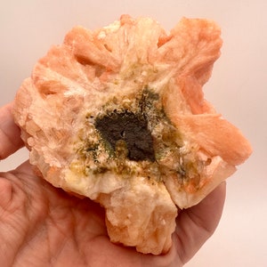 Big! Dark Orange Stilbite - Extremely Rare | Peach Pink Stilbite From ...