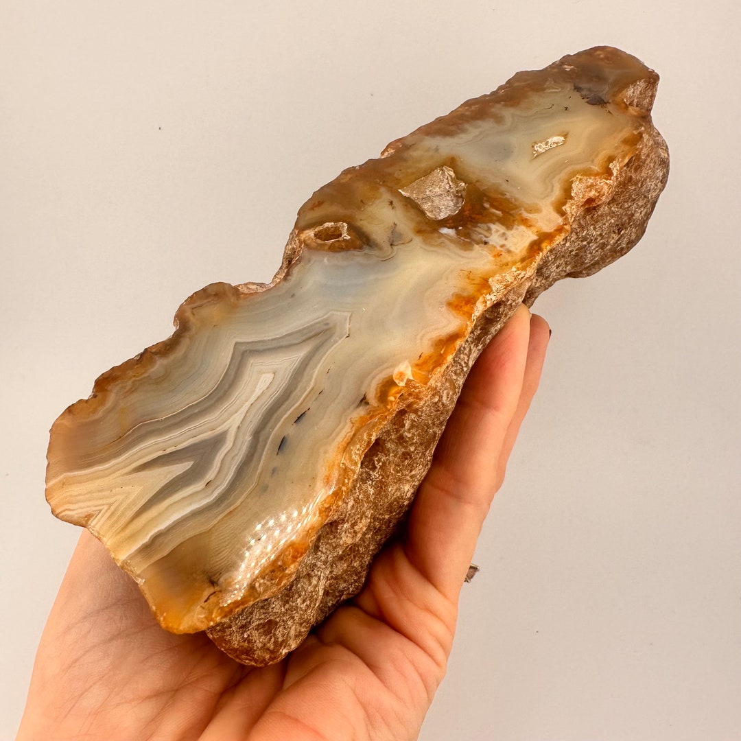Huge Limpopo River Honey Gold Agate Polished Nodule - Great Specimen ...