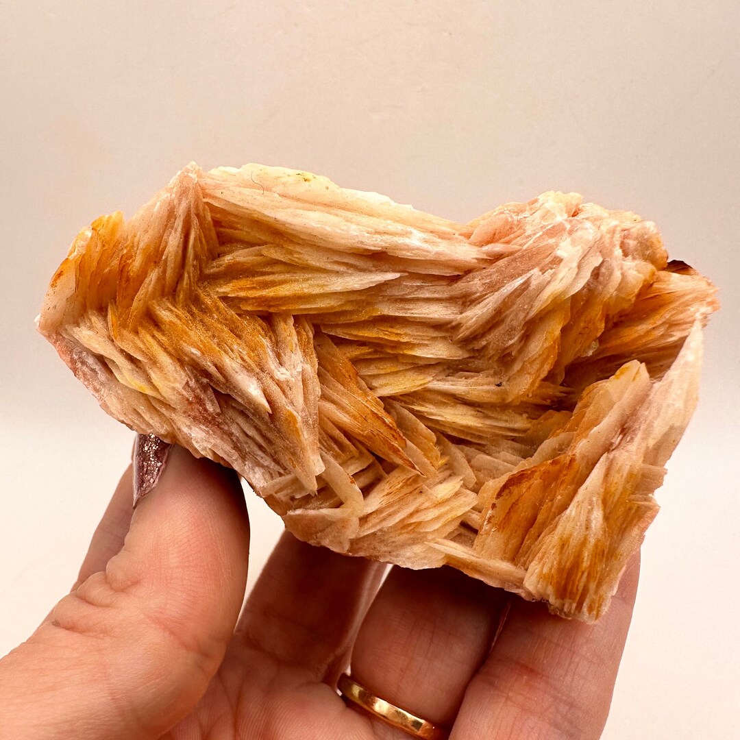 Pink Barite Cluster: Moroccan Mineral Specimen, Mibladen - Etsy