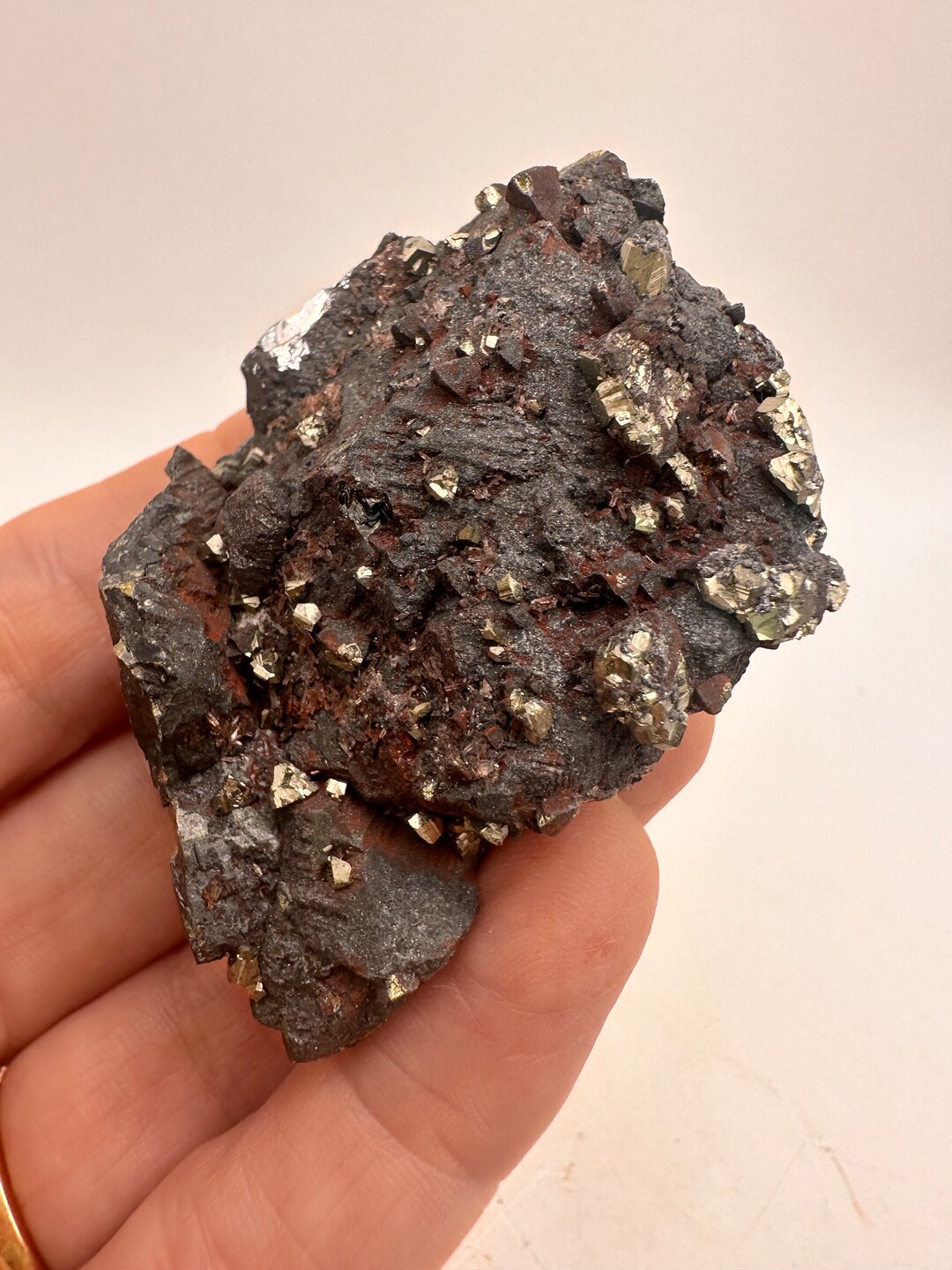 Pyrite on Sphalerite With Red Hematite From Jiangxi, China | so Cool ...