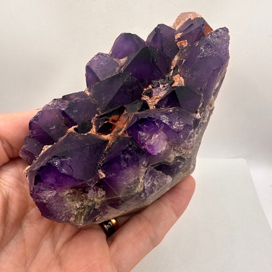 Fantastic alien Amethyst Cluster Rich Dark Purple Similar to alien ...