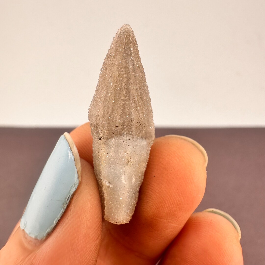 Unusual and Rare Pseudomorph snow Finger Druzy Quartz After Dogtooth ...