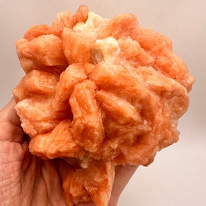 Big! Dark Orange Stilbite - Extremely Rare | Peach Pink Stilbite From ...