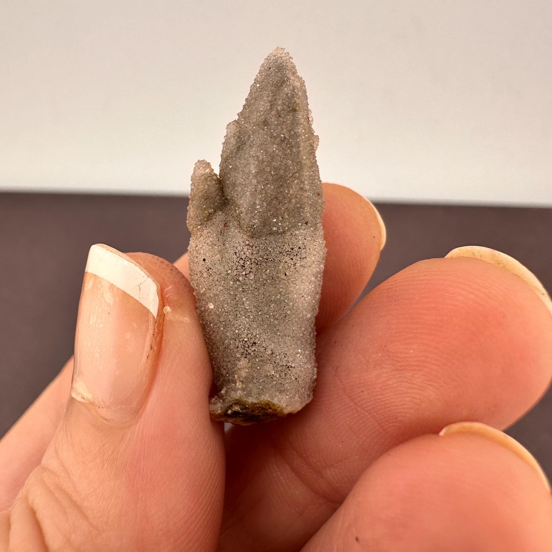 Unusual and Rare Pseudomorph snow Finger Druzy Quartz After Dogtooth ...