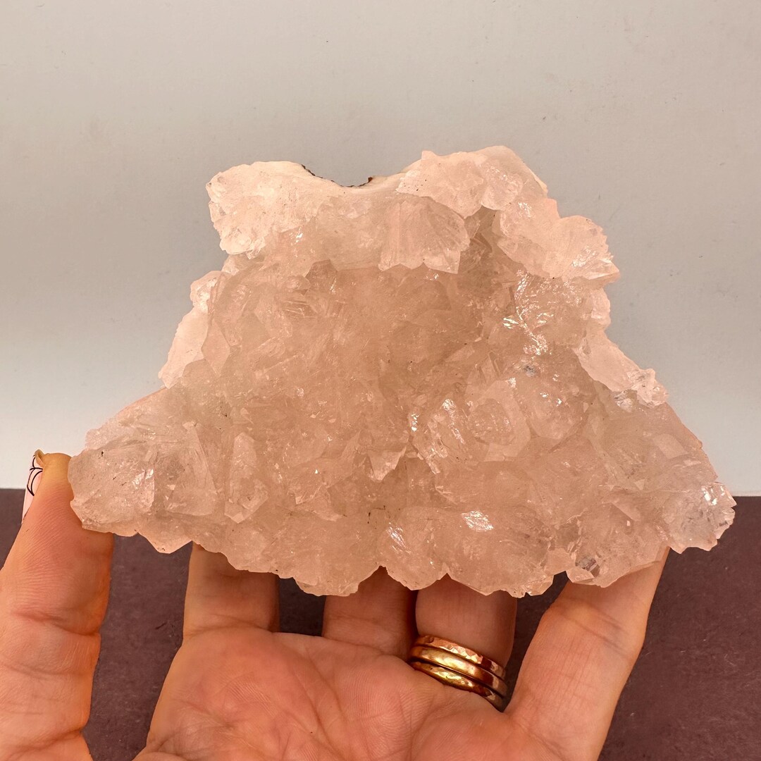 Elegant Pink Apophyllite Large, Extremely Rare, Unusual & Gorgeous ...