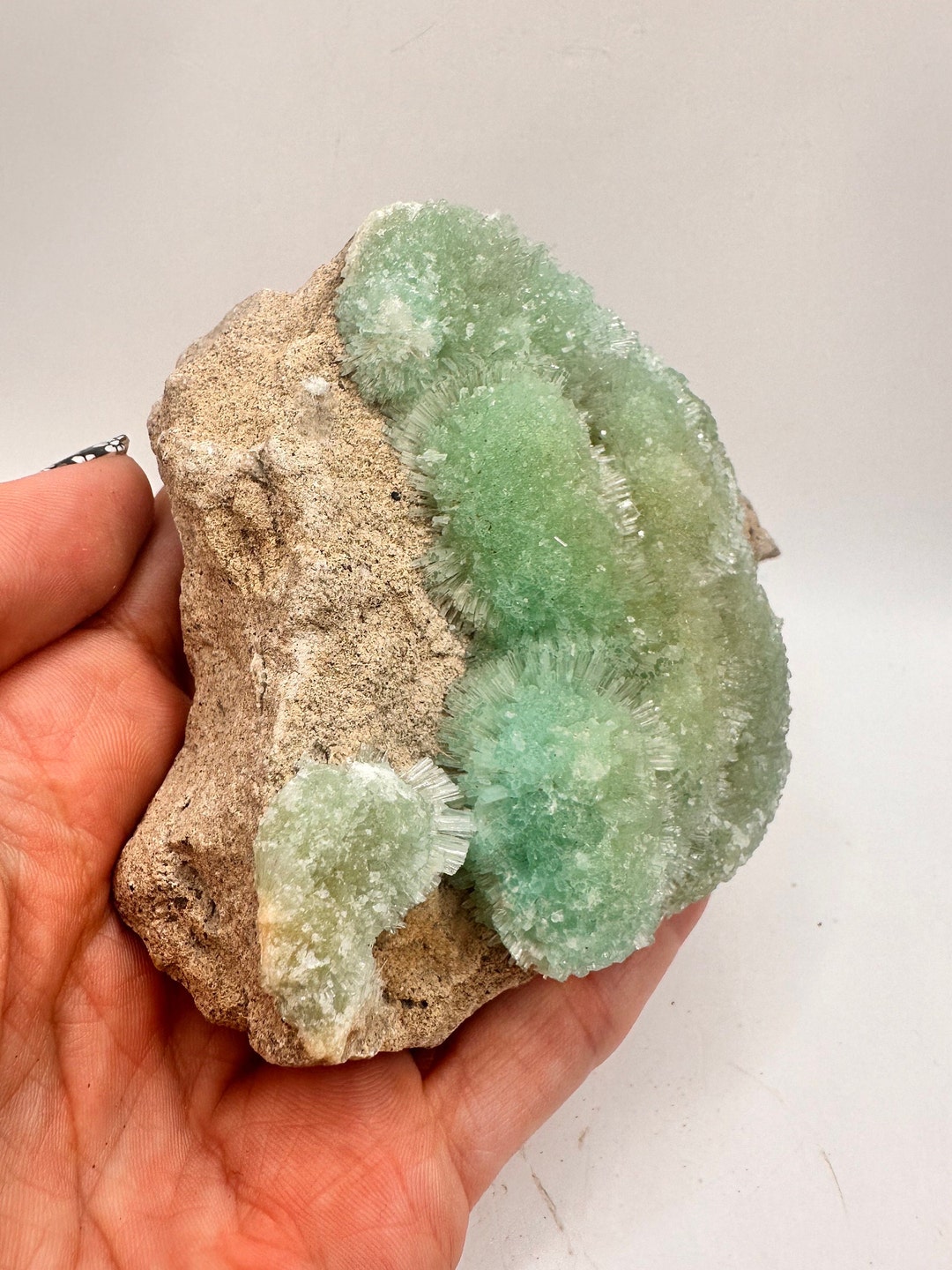 Blue Aragonite Cluster – Acicular Crystal Formation, Afghanistan - Etsy