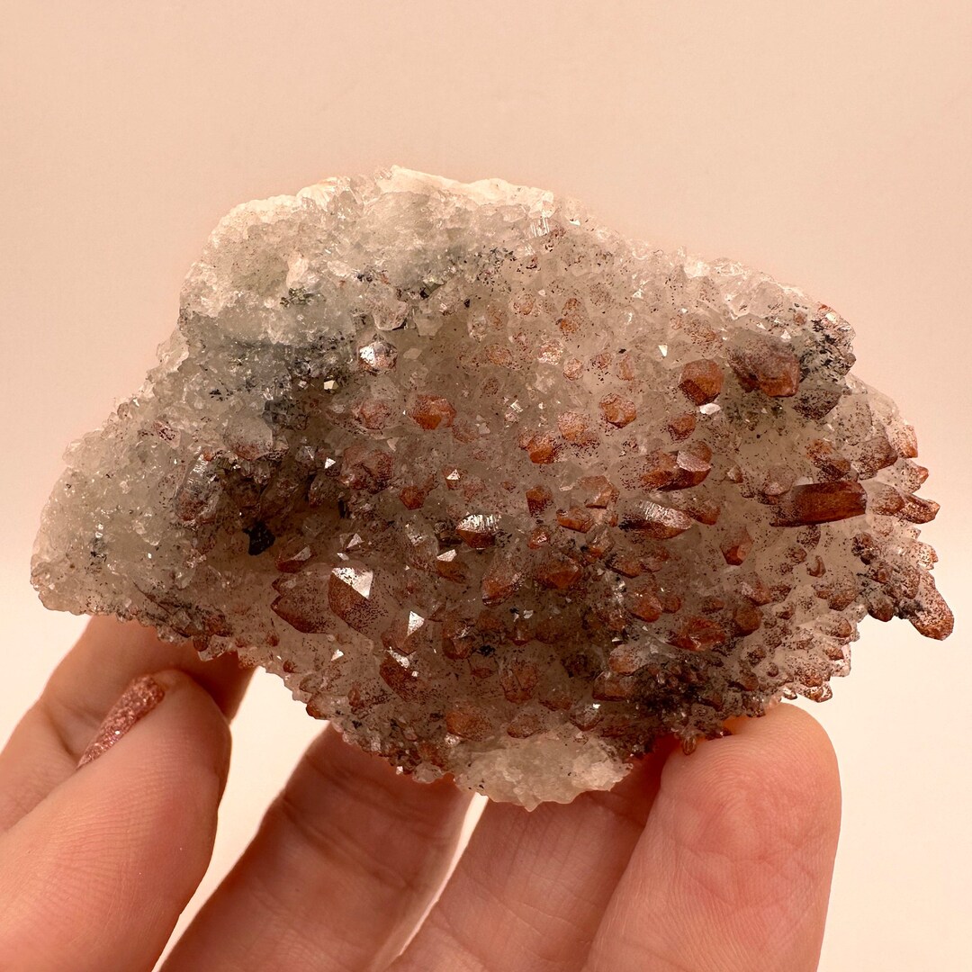 Very Sparkly Smoky Fire Quartz With Pyrite/sphalerite - Etsy