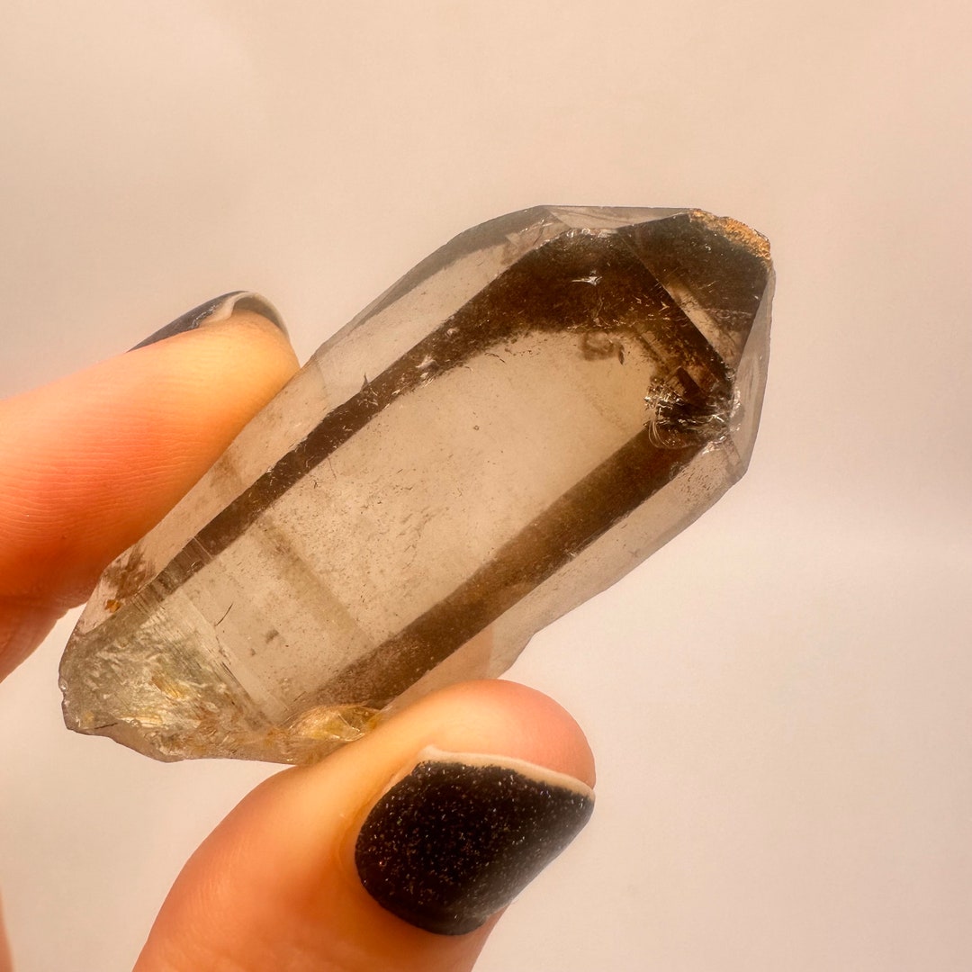 Smoky Hashupi Quartz Point - Natural Formation "himalayan" Quartz, High ...
