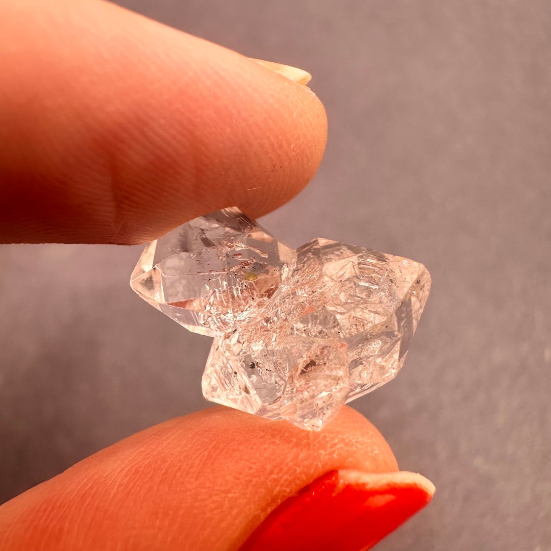 Diamond Quartz With Twins Same Formation as herkimer Diamonds Great ...