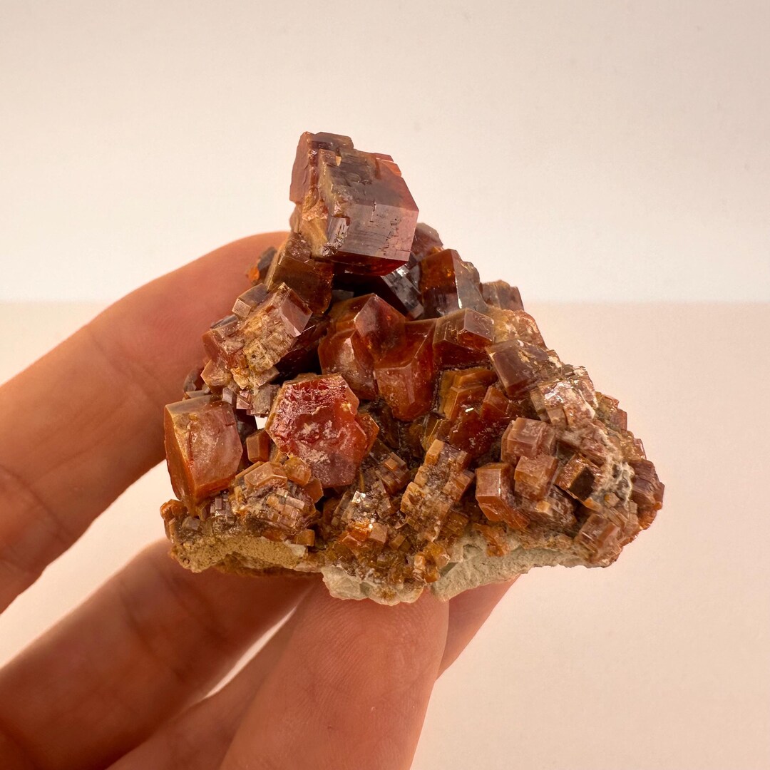 Vanadinite Cluster With High-quality Crystals - Moroccan Mineral ...