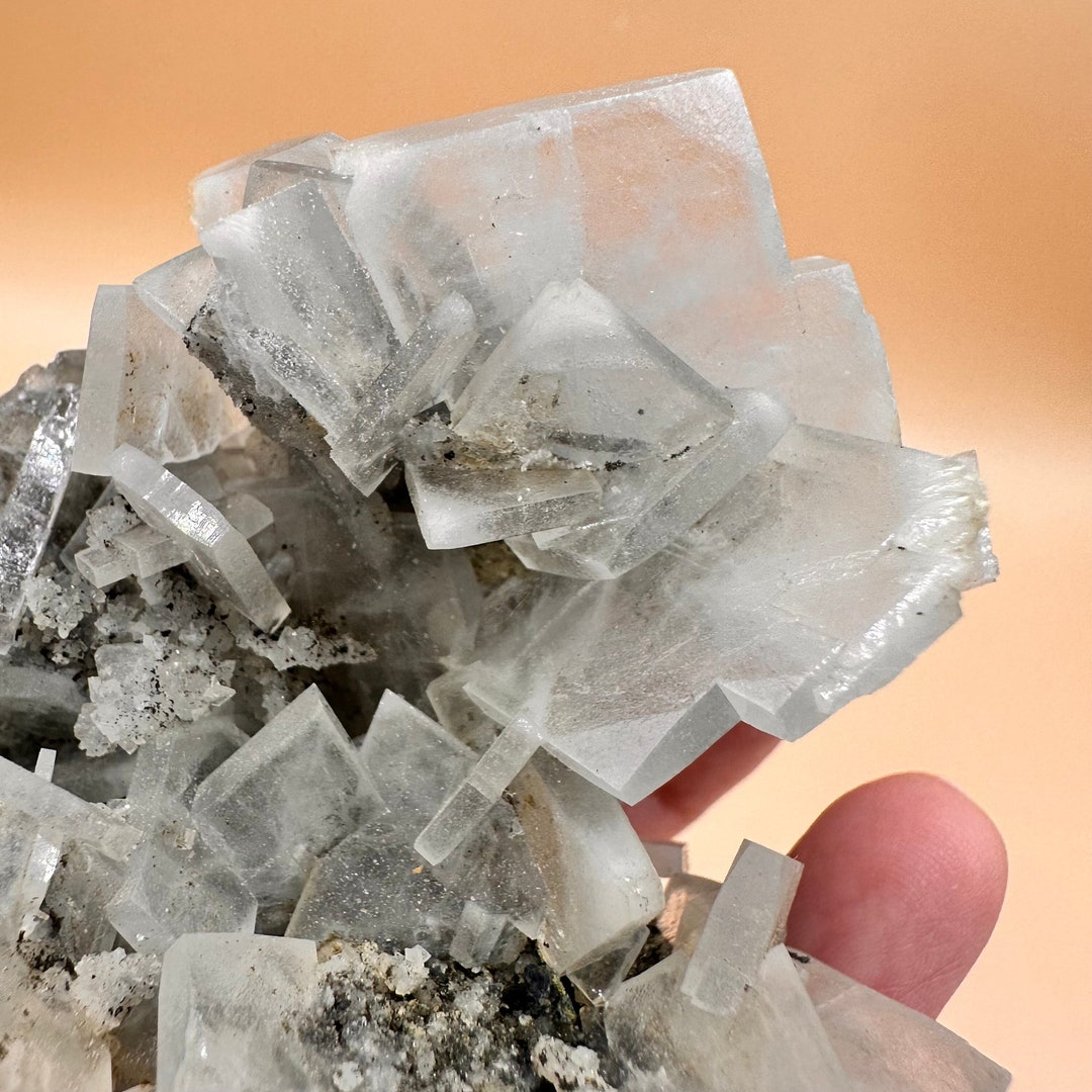 Tabular Blue Barite Big-sized, Very Rare and High-quality Large ...